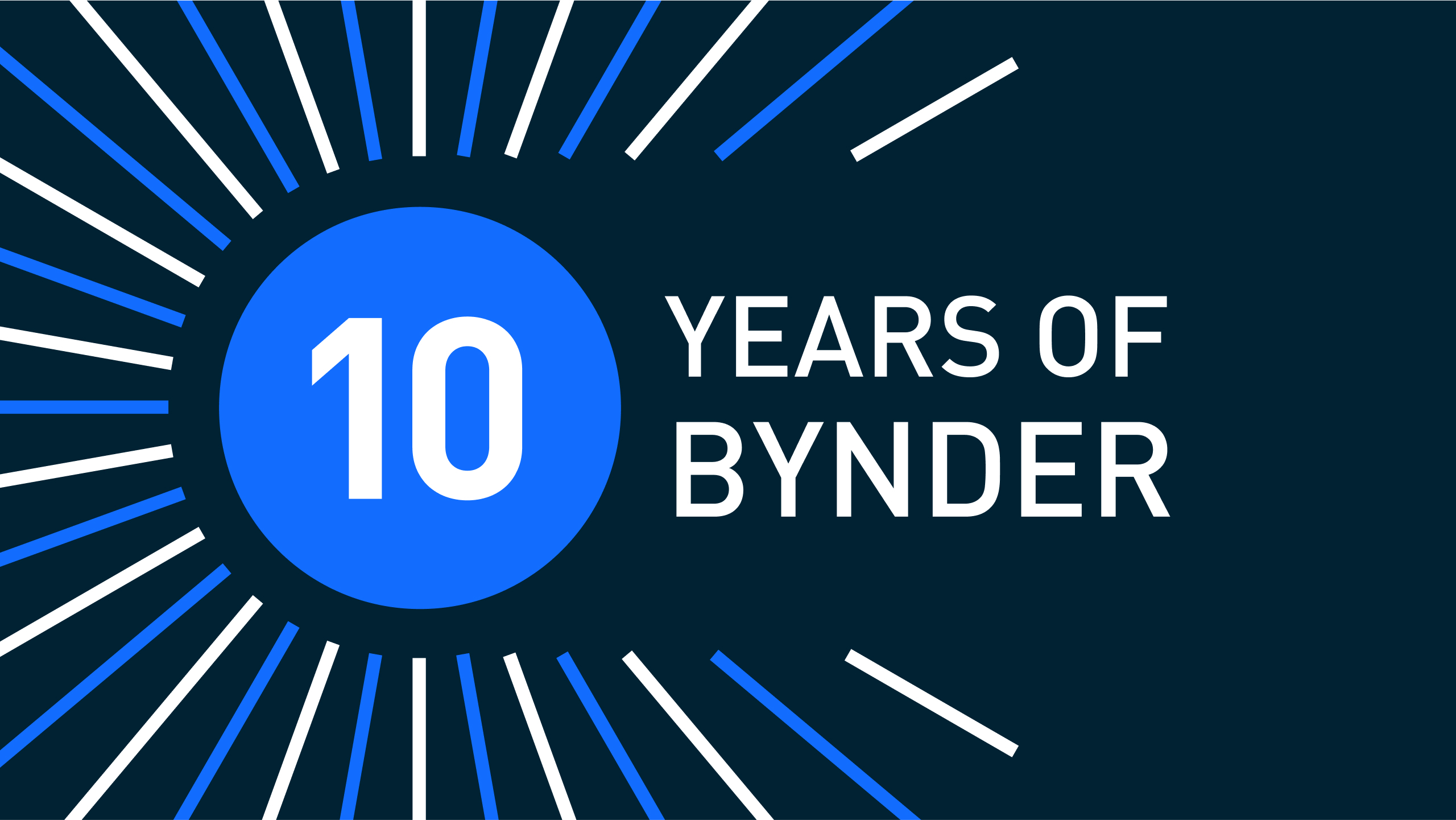 10 years united: Bynder celebrates a milestone