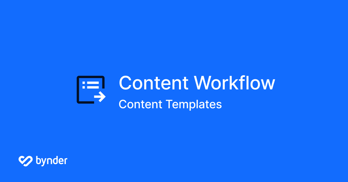 Our built-in content templates make content simple