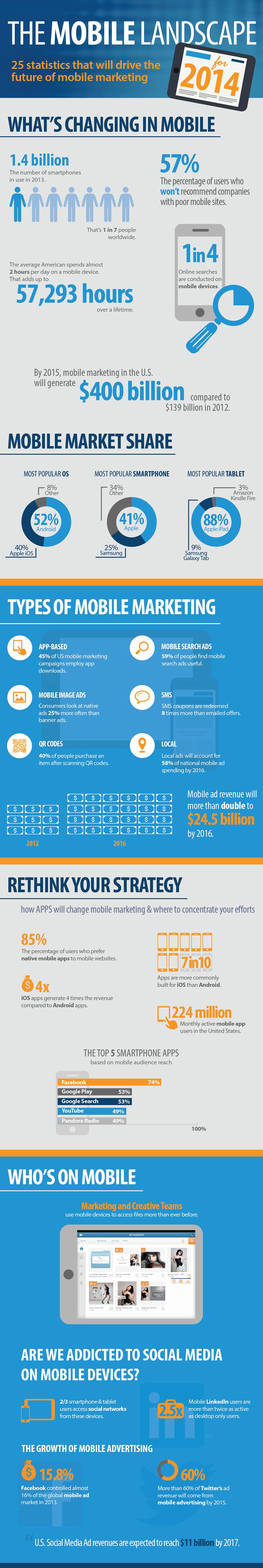 Advertising Landscape Infographic