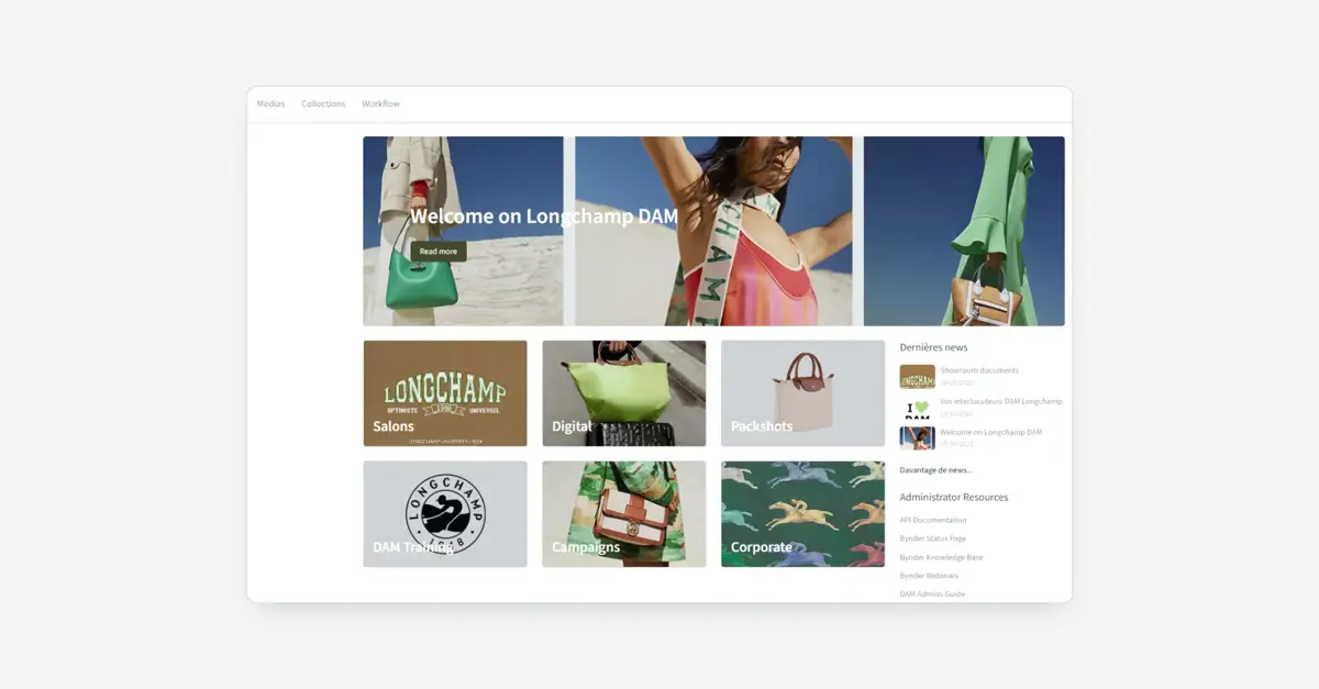 Longchamp économise 3 ETP/semaine avec Bynder