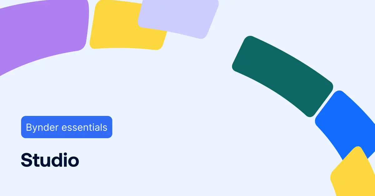 Bynder Essentials: Studio