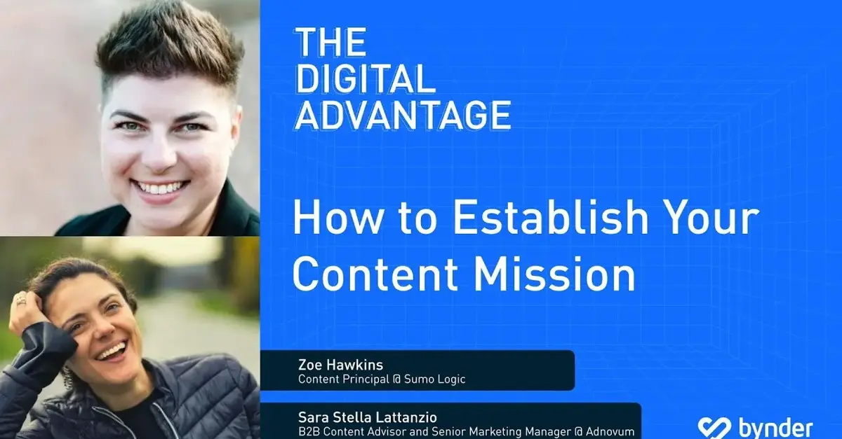 How to establish your content mission